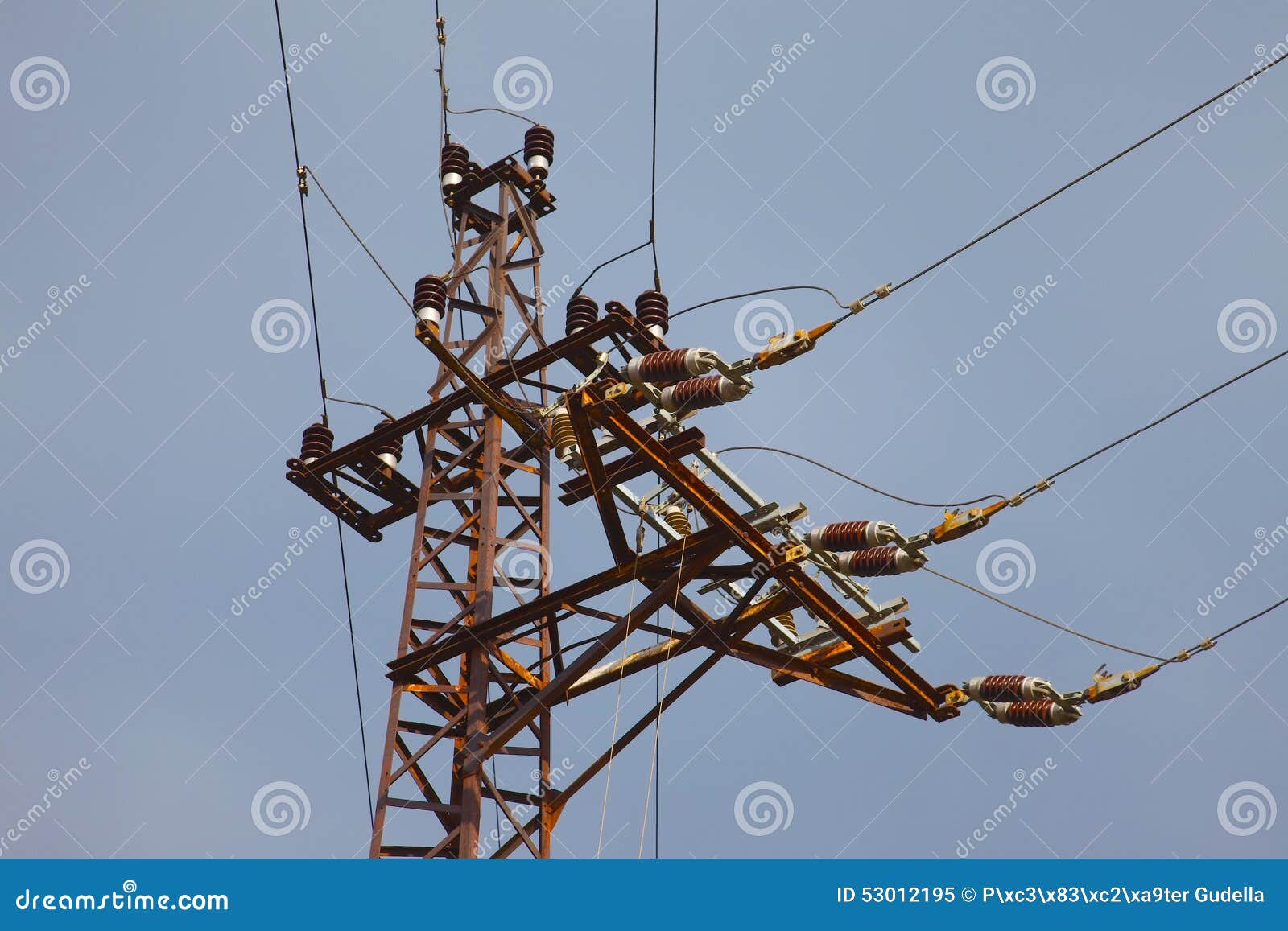 Electric lines stock image. Image of electricity, line - 53012195
