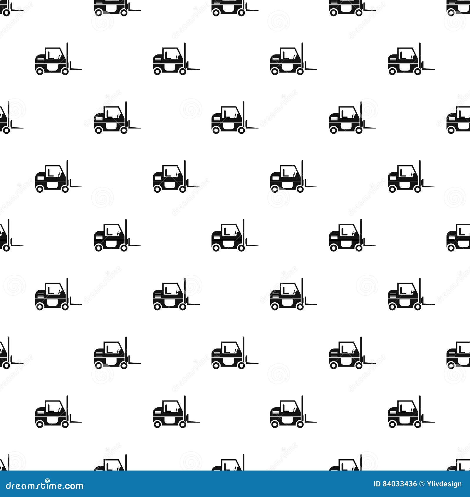 Electric Loader Pattern, Simple Style Stock Vector - Illustration of ...