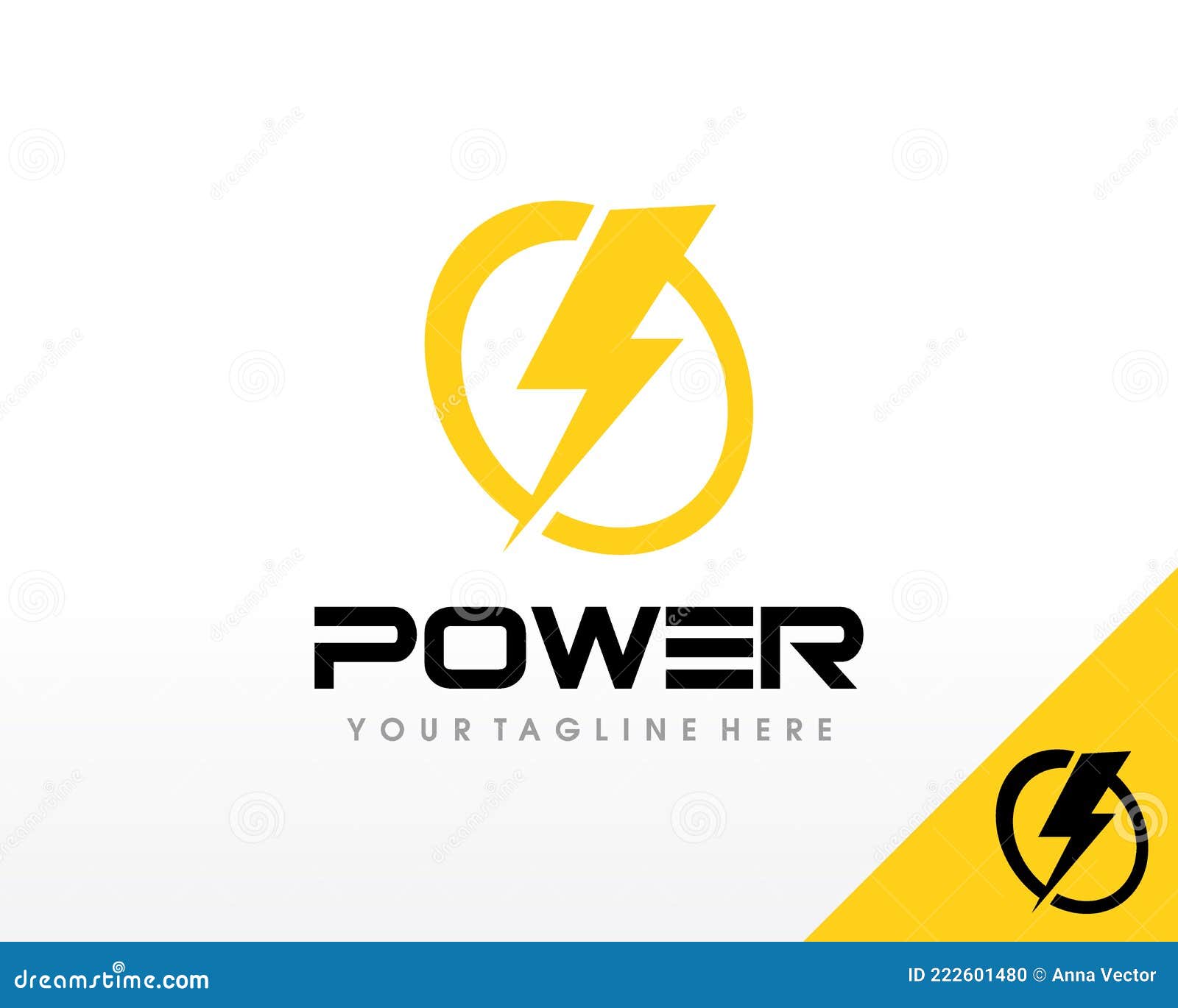 Electric Logo. Electrical Power Logo Design Vector Stock Vector ...
