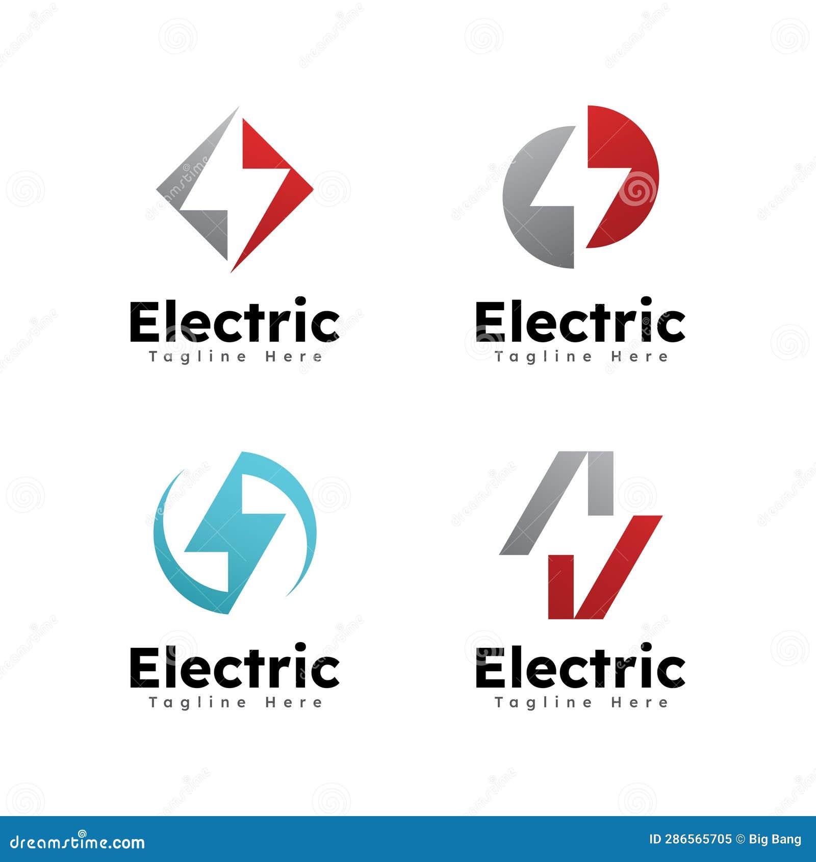 Electric Logo Icon Symbol Template Design Stock Vector - Illustration ...