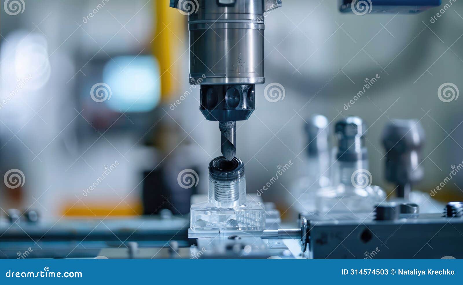 An Electric Machine Using in a Factory. Stock Image - Image of mechanic ...