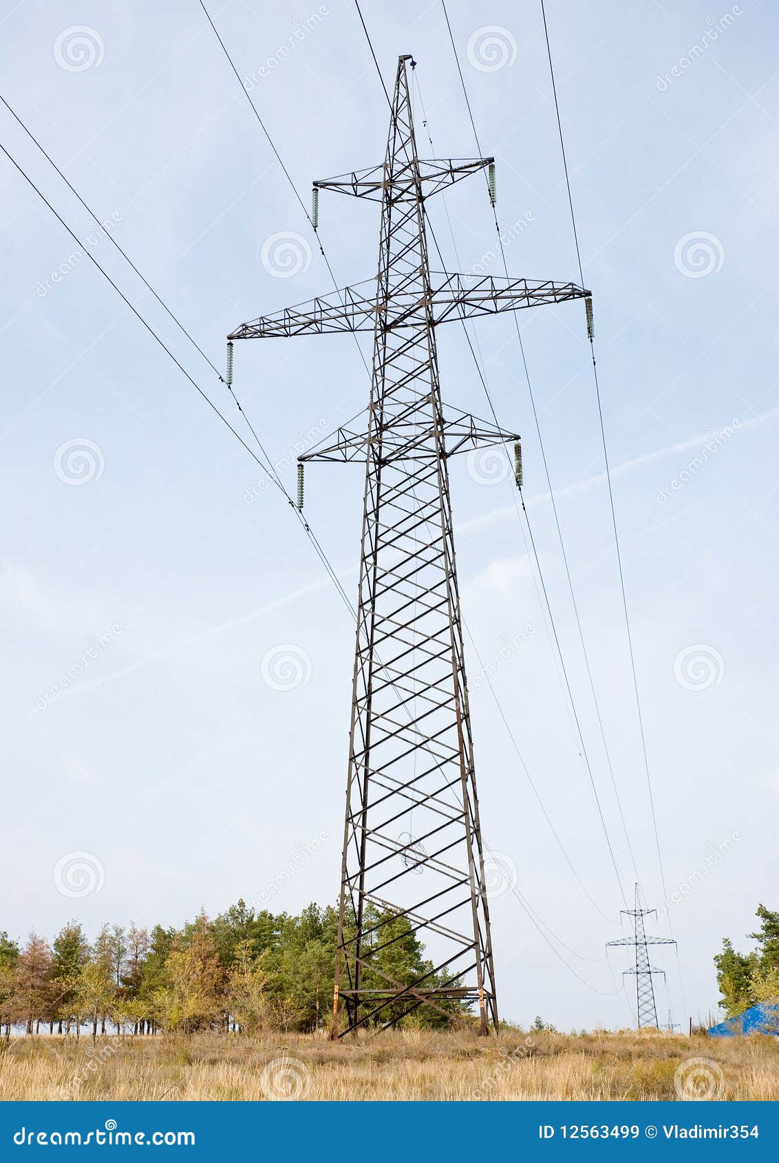 Electric main stock image. Image of transport, energy - 12563499