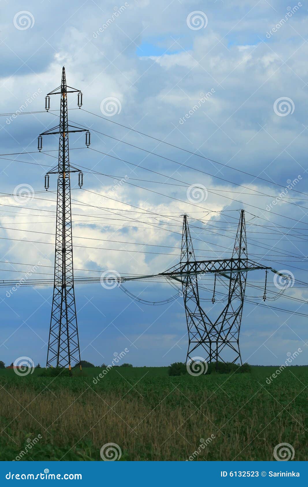 Electric main stock image. Image of power, symbol, capacitor - 6132523