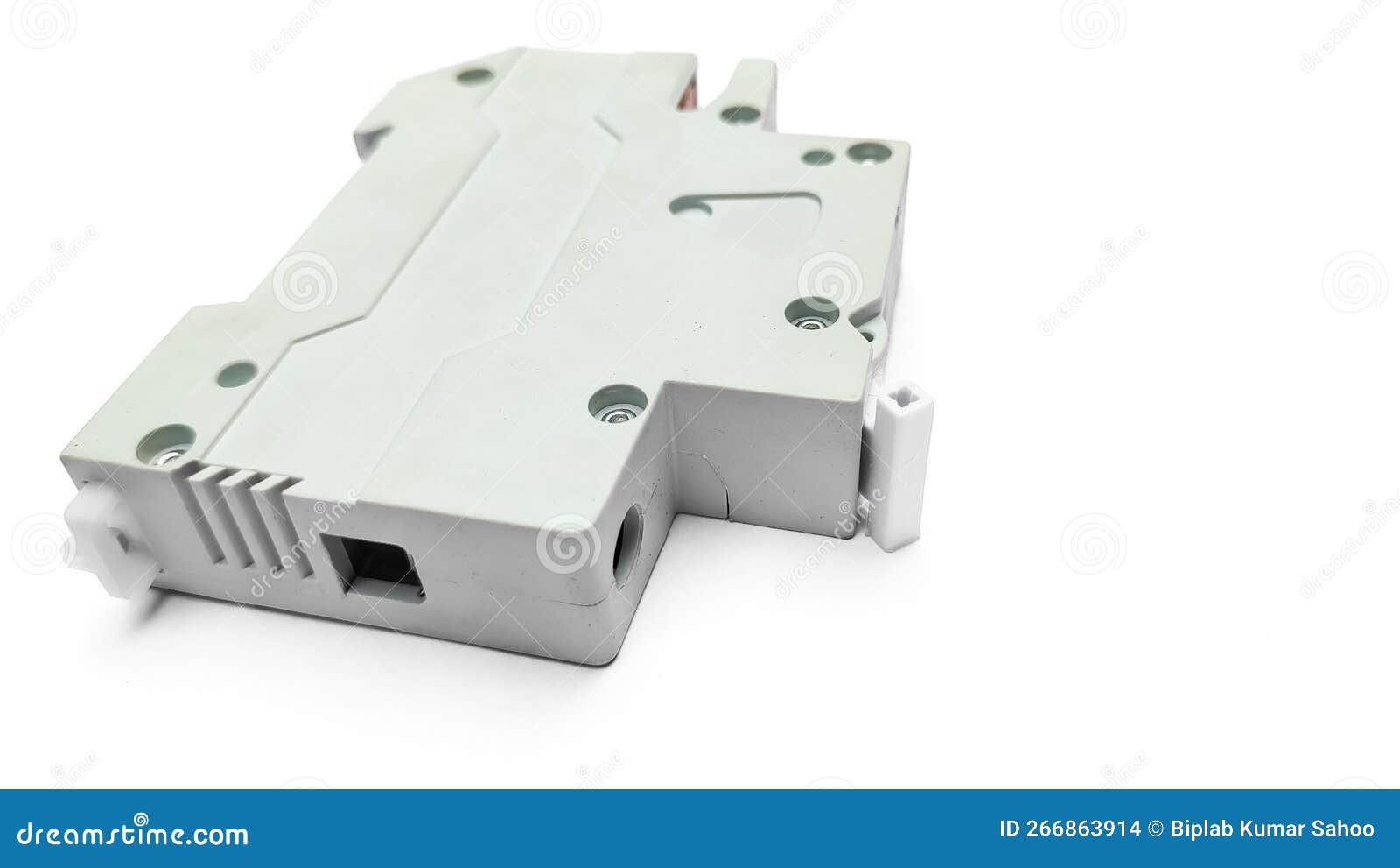 Electric Main Power Switch, MCB Isolated on White Background ...