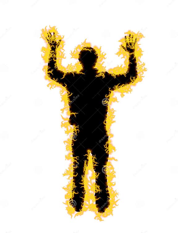 Electric man stock illustration. Illustration of pose - 1748401