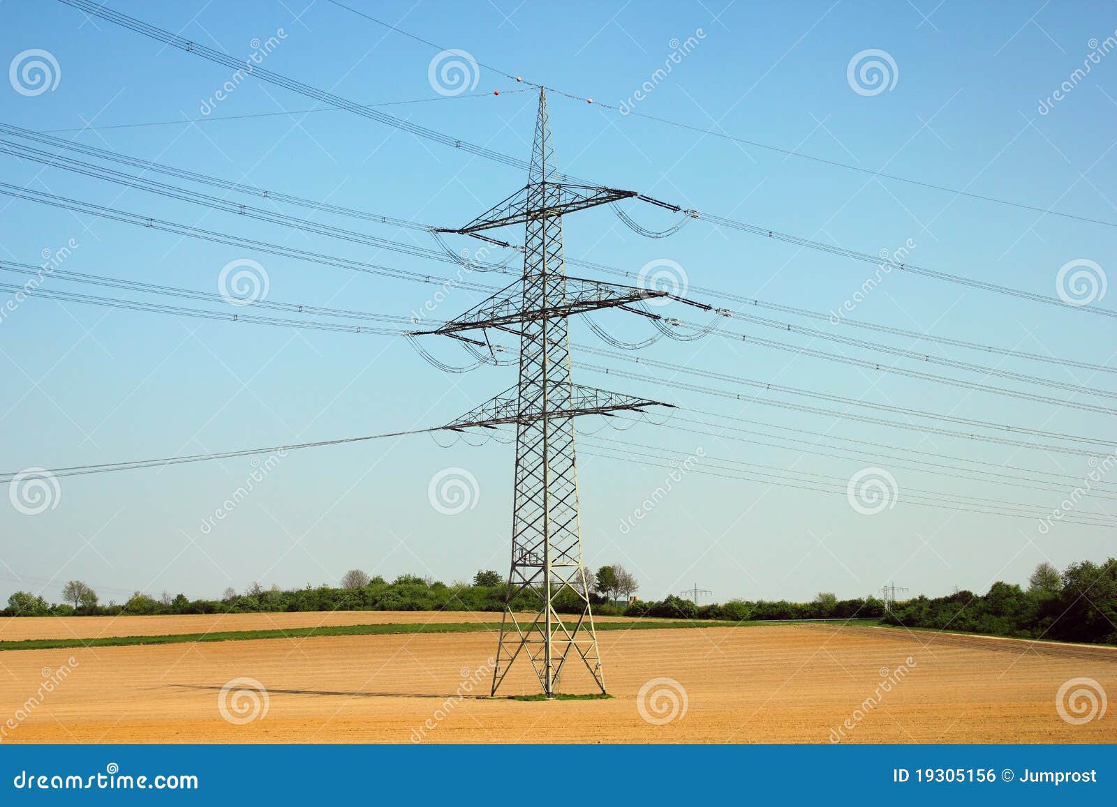 Electric mast stock photo. Image of mast, electricity - 19305156