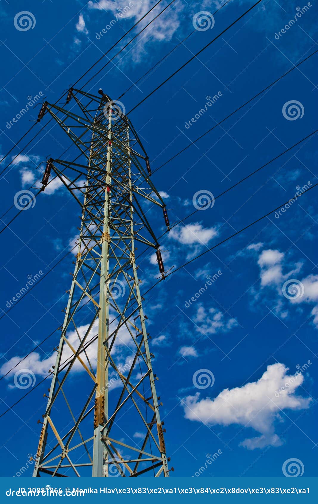 Electric mast stock photo. Image of electricity, field - 20881866