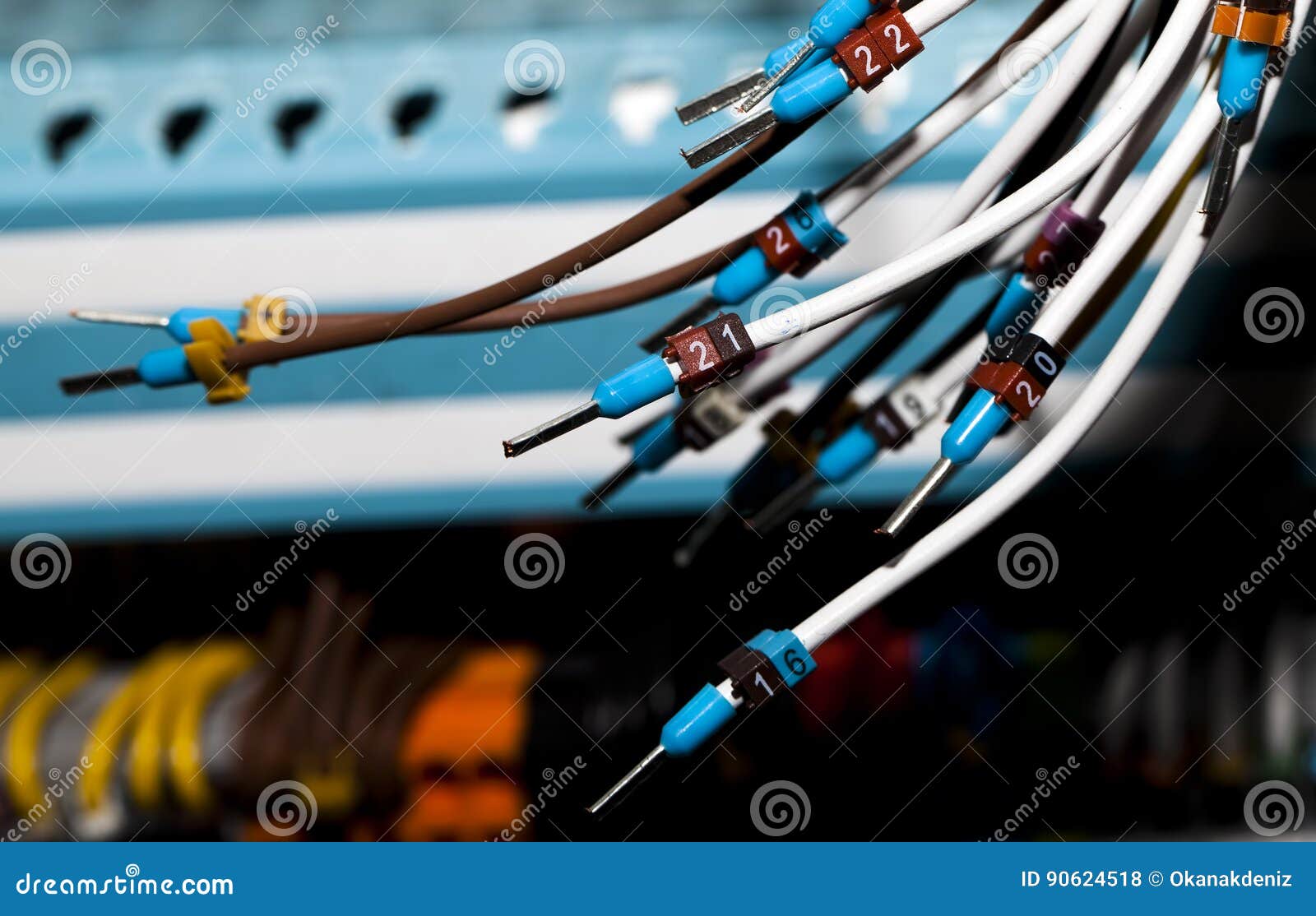 Electric Mechanic Machine Cable Stock Photo - Image of electricity ...