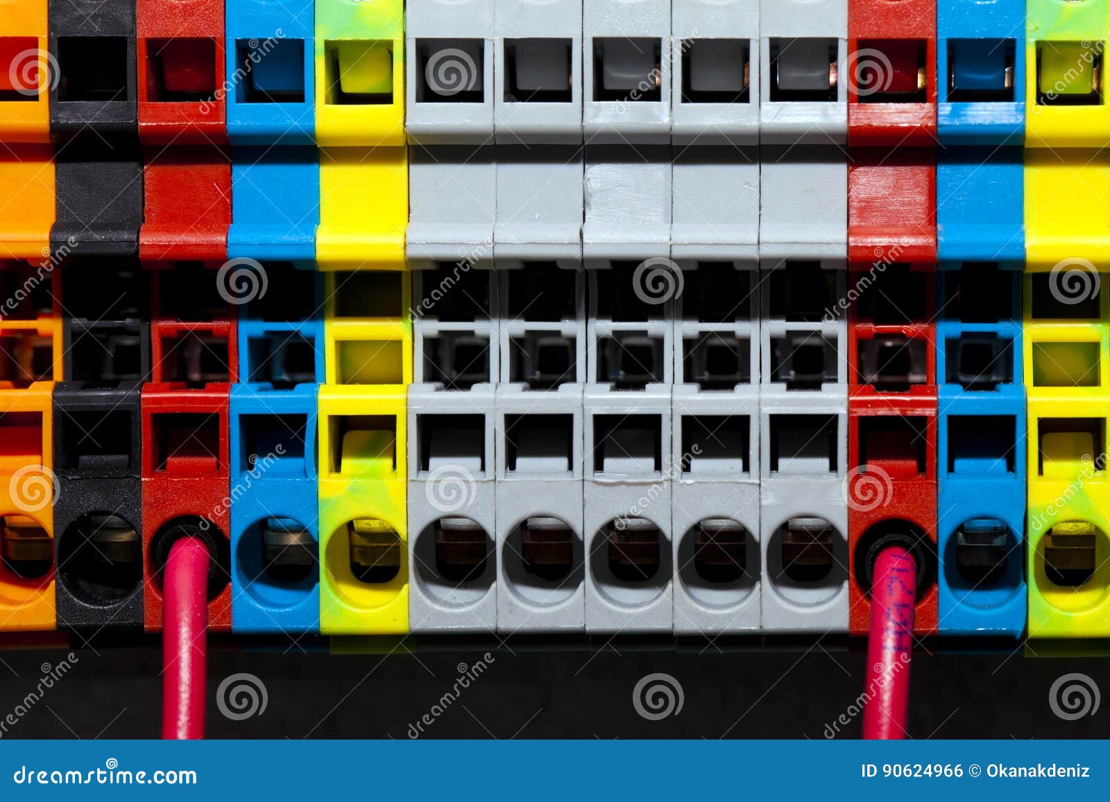 Electric Mechanic Machine Cable Stock Photo - Image of closeup ...