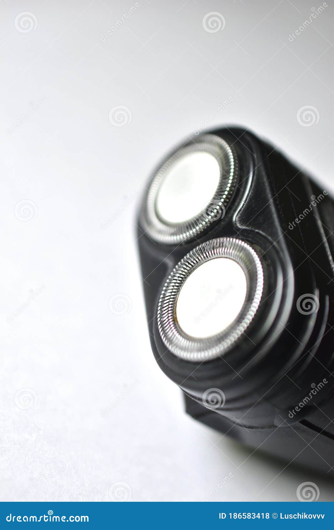 Electric Men`s Shaving Machine with Two Heads Stock Photo - Image of ...