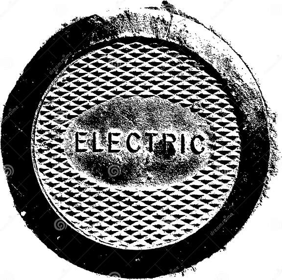 Electric Metal Plate stock vector. Illustration of boilerplate - 4790421