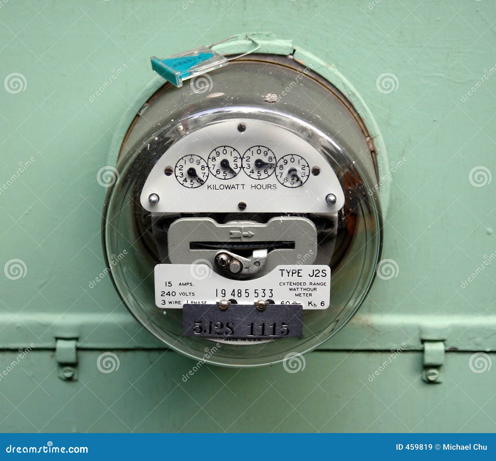 Electric meter stock image. Image of gauge, cost, industry - 459819