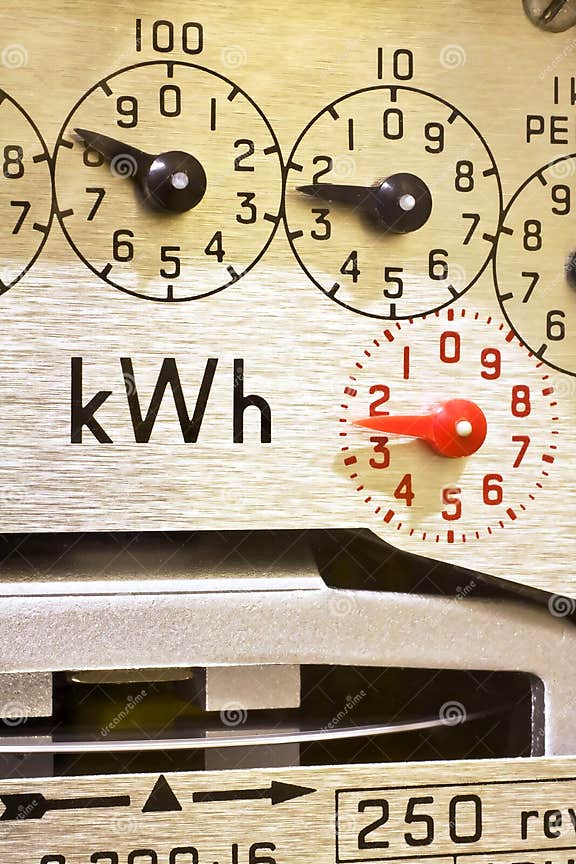 Electric Meter Dials stock image. Image of point, electric - 8523289