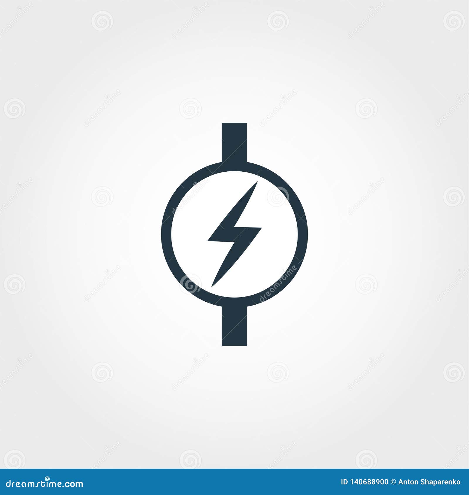 Electric Meter Icon from Measurement Icons Collection. Creative Element ...