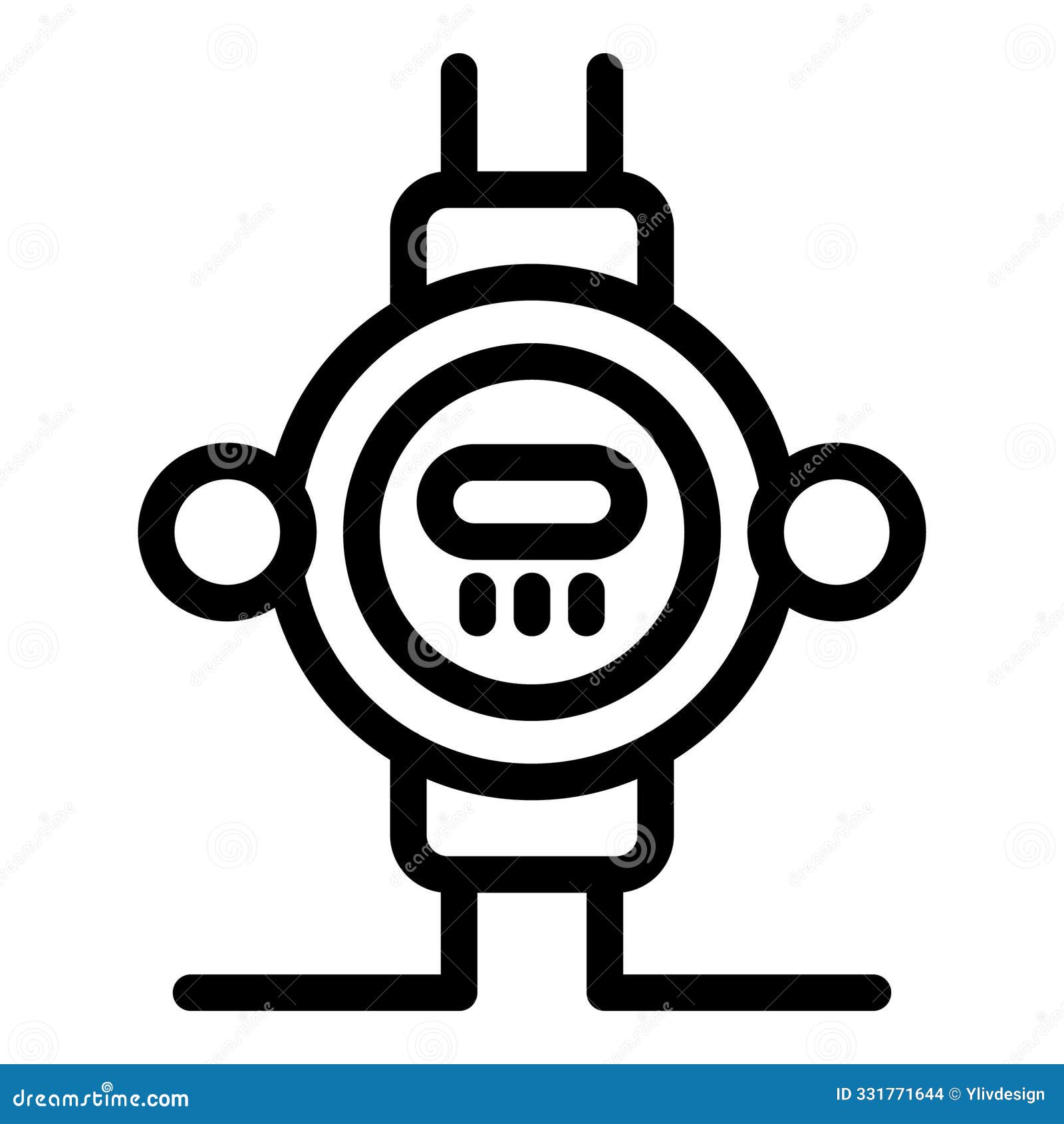 Electric Meter Measuring Electricity Consumption Icon Stock Vector ...