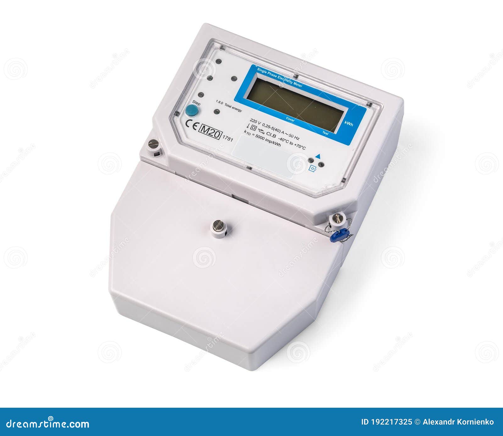 Electric meter power tool stock image. Image of kilowatt - 192217325