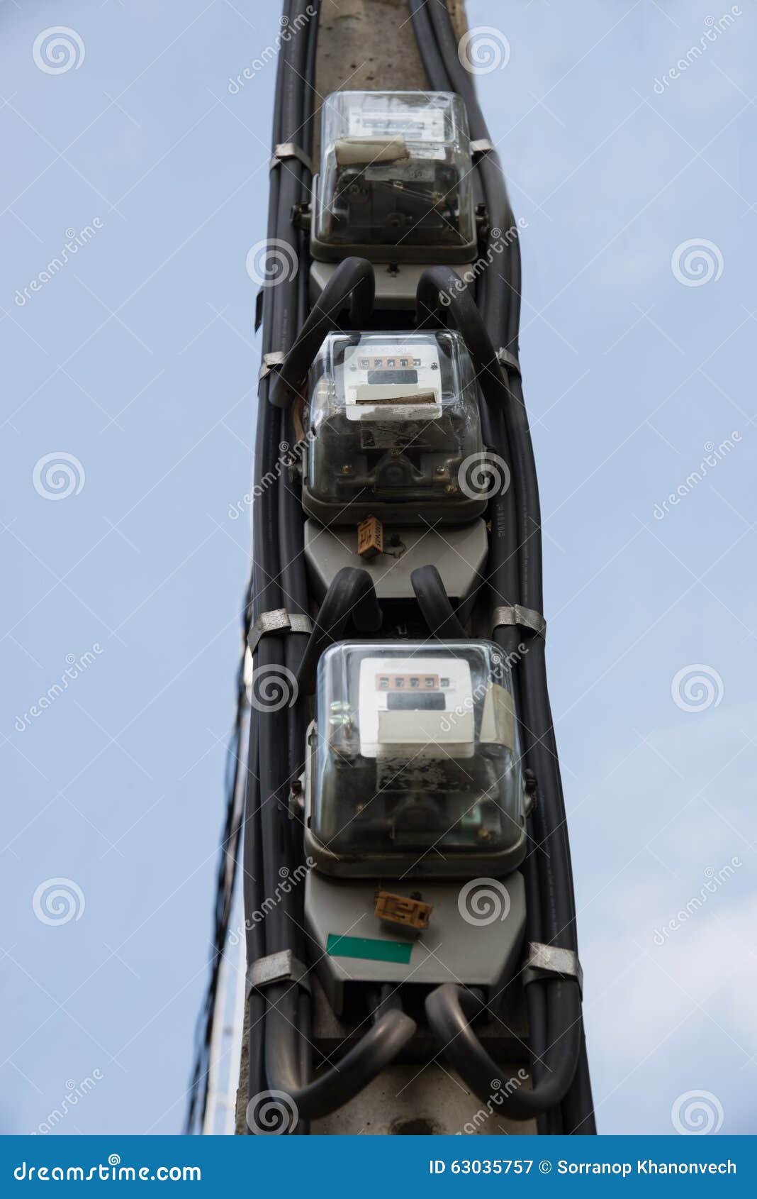 Electric meters stock image. Image of guages, meter, frame - 63035757