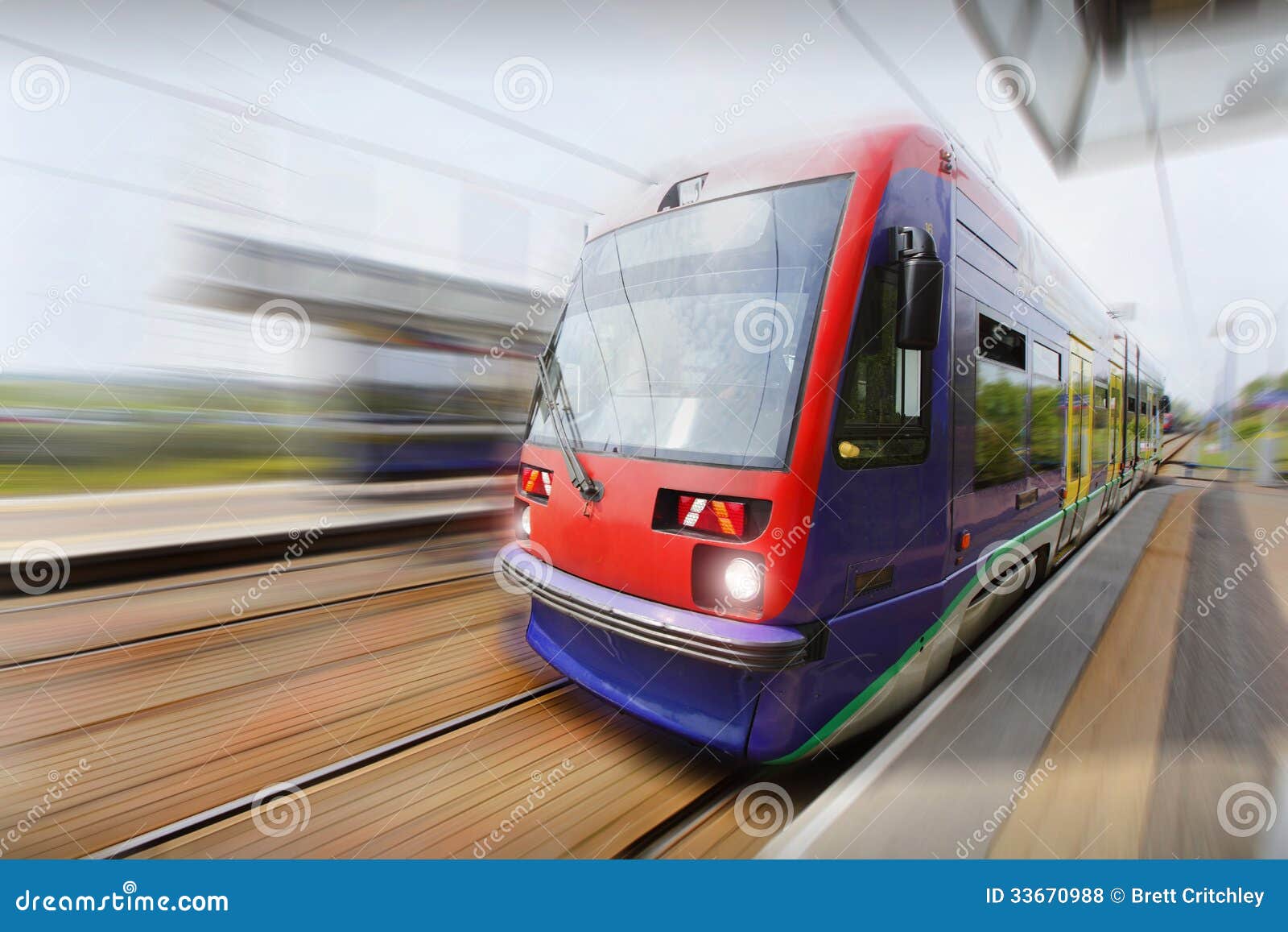 Electric metro tram stock photo. Image of metro, midlands - 33670988