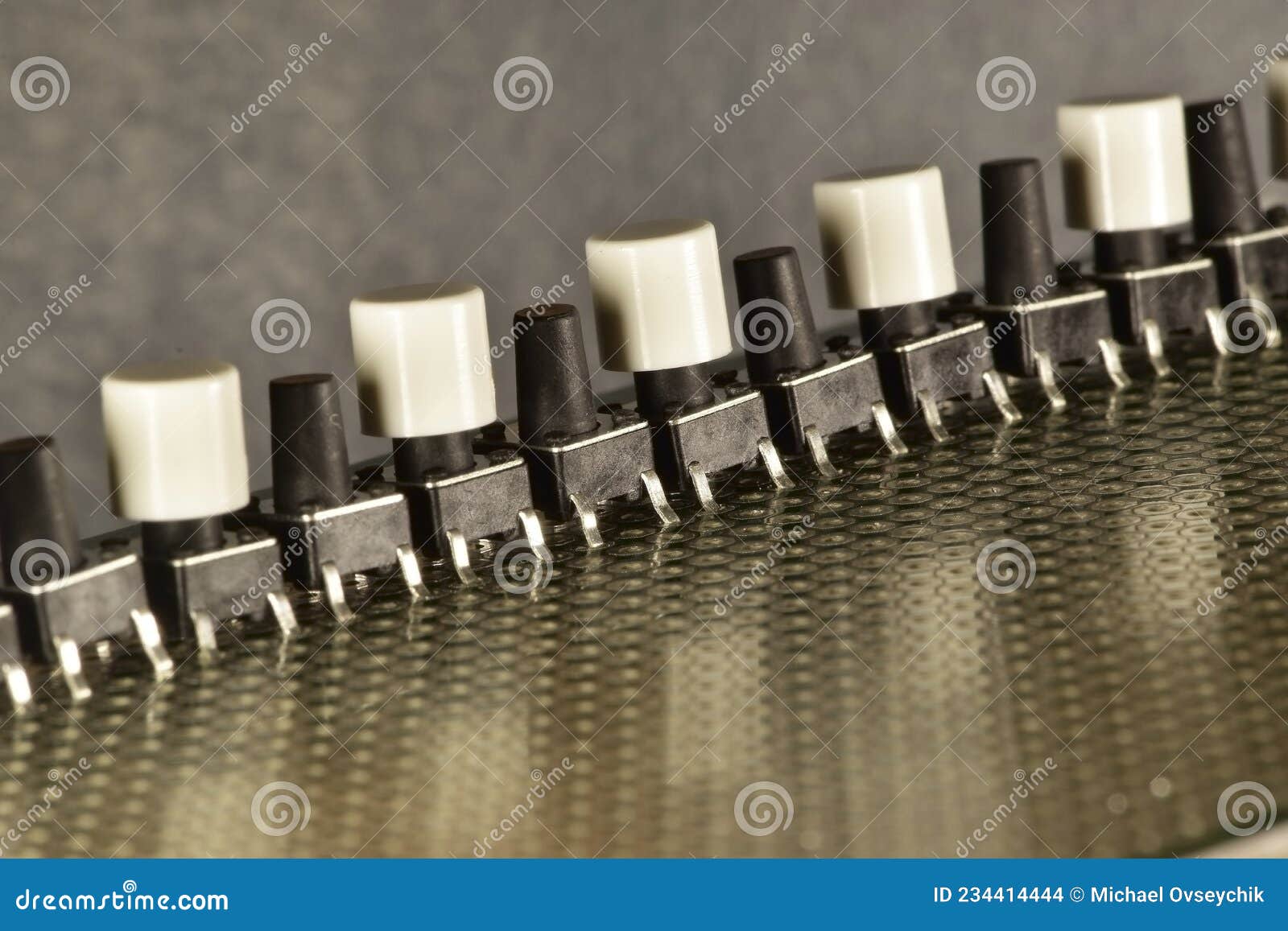 Electric micro buttons stock photo. Image of buttons - 234414444
