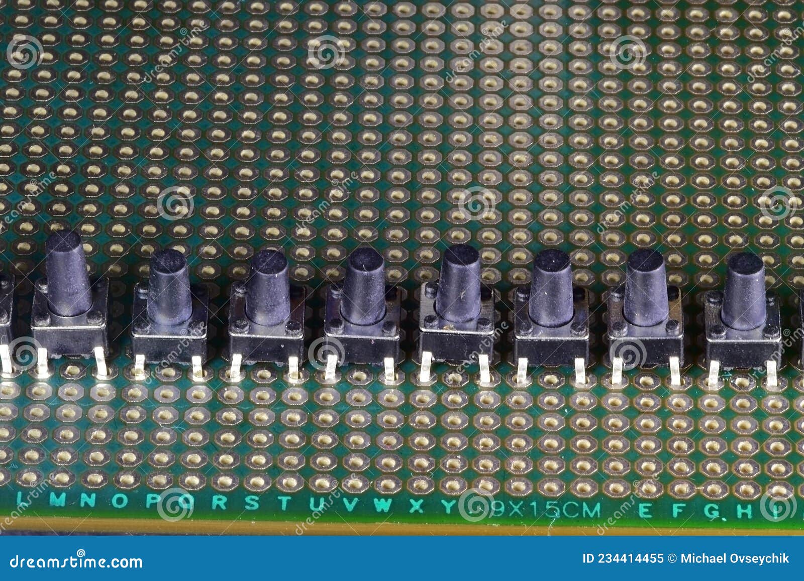 Electric micro buttons stock illustration. Illustration of engineering ...