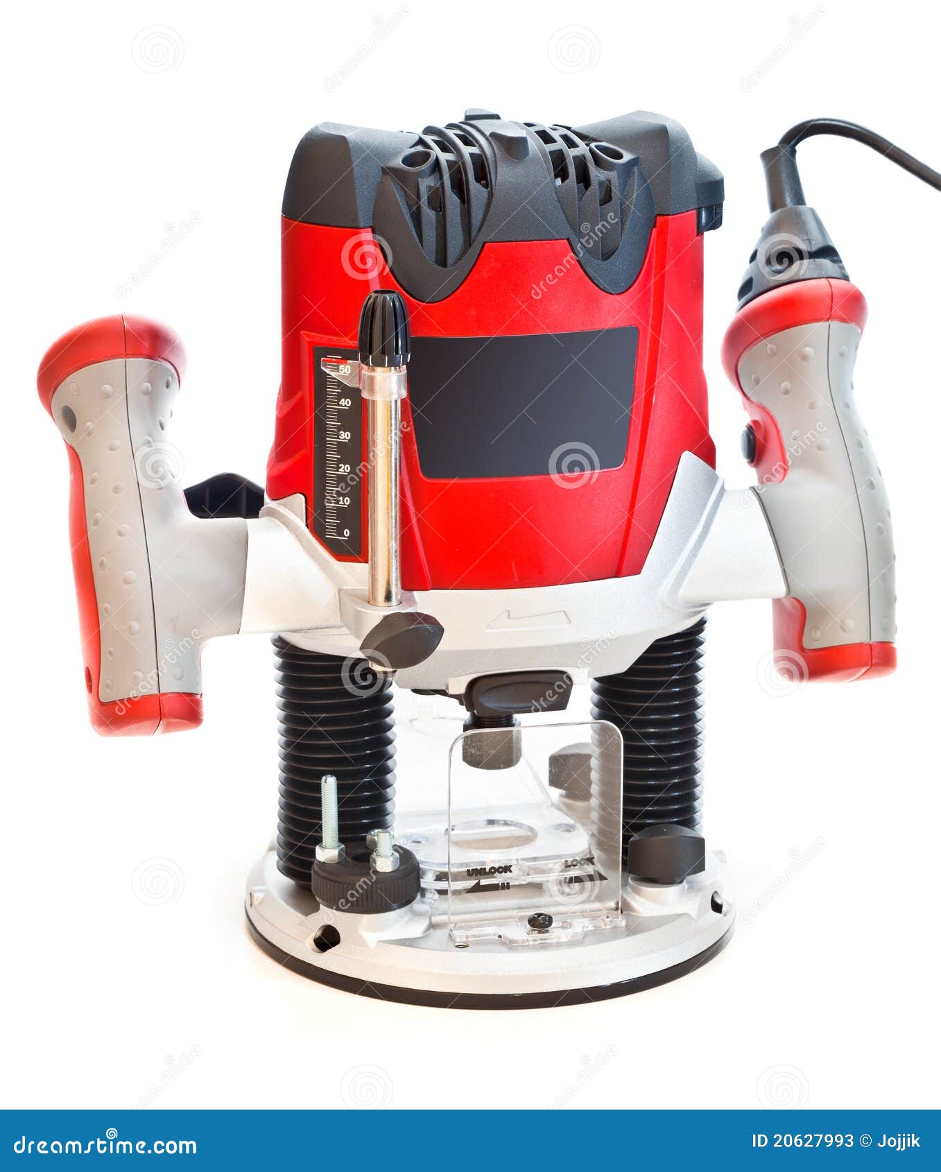 Electric milling machine stock image. Image of finger - 20627993