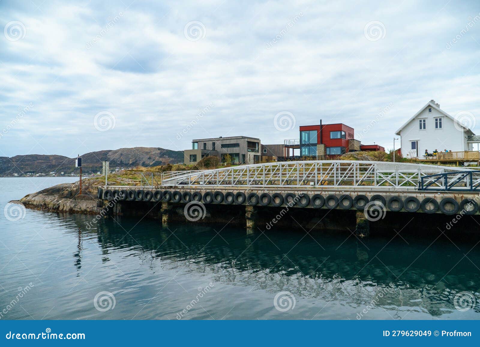 Electric Mobile Pedestrian Bridge Over Water Editorial Stock Image ...