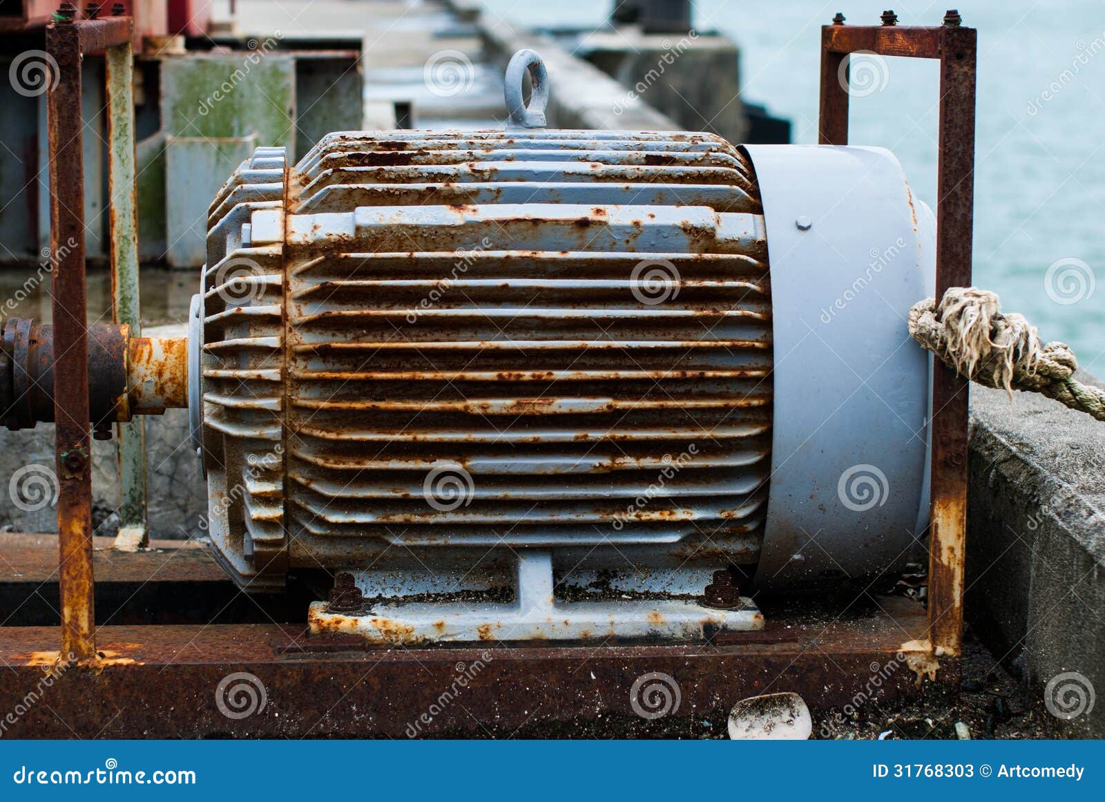 Electric motor stock image. Image of factory, metal, technology - 31768303