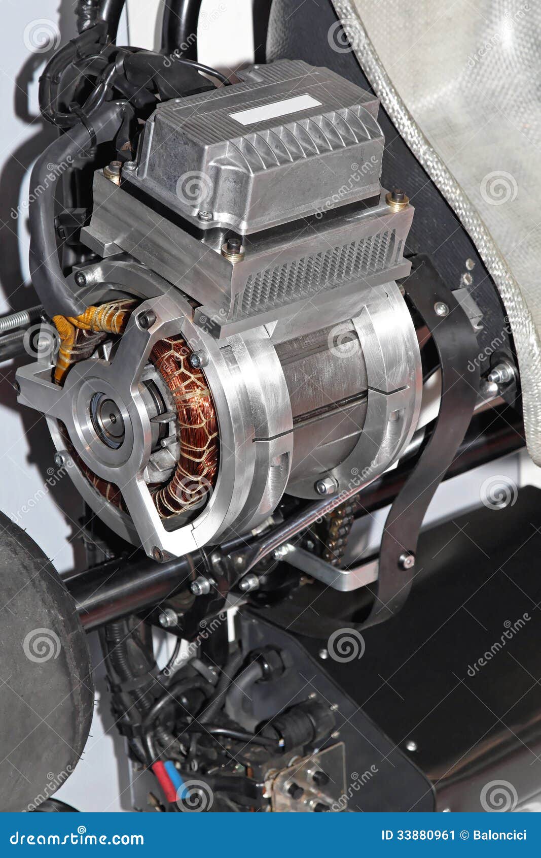 Electric motor stock image. Image of metal, machine, watt - 33880961