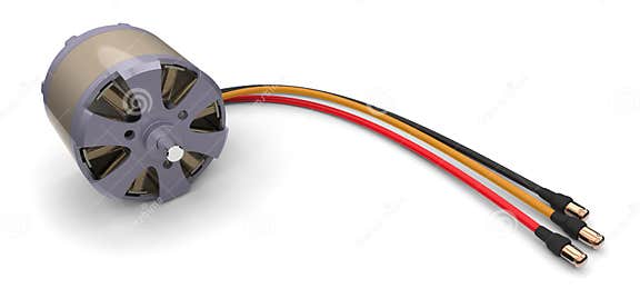 Electric Motor for RC Models Stock Illustration - Illustration of ...