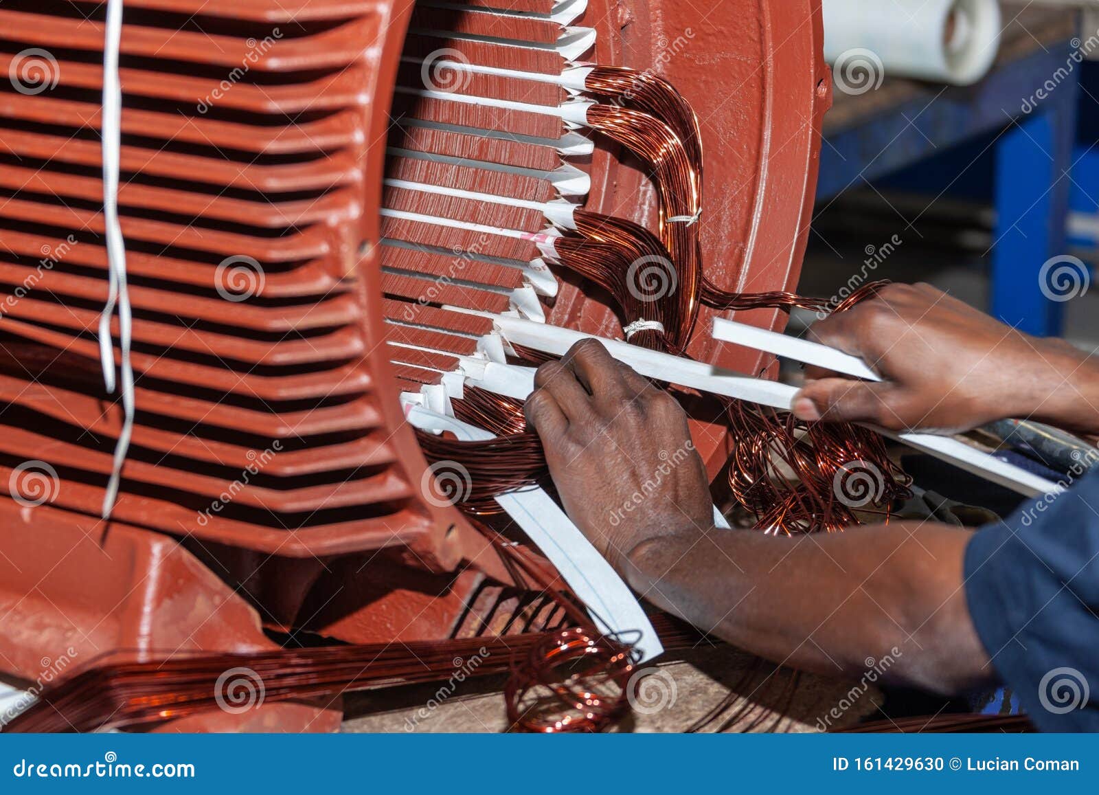 Electric motor repairs stock photo. Image of switch - 161429630