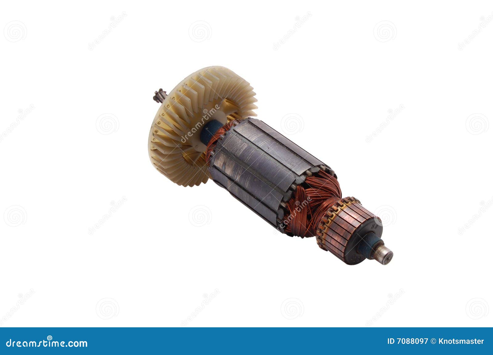 Electric motor rotor stock image. Image of electronics - 7088097