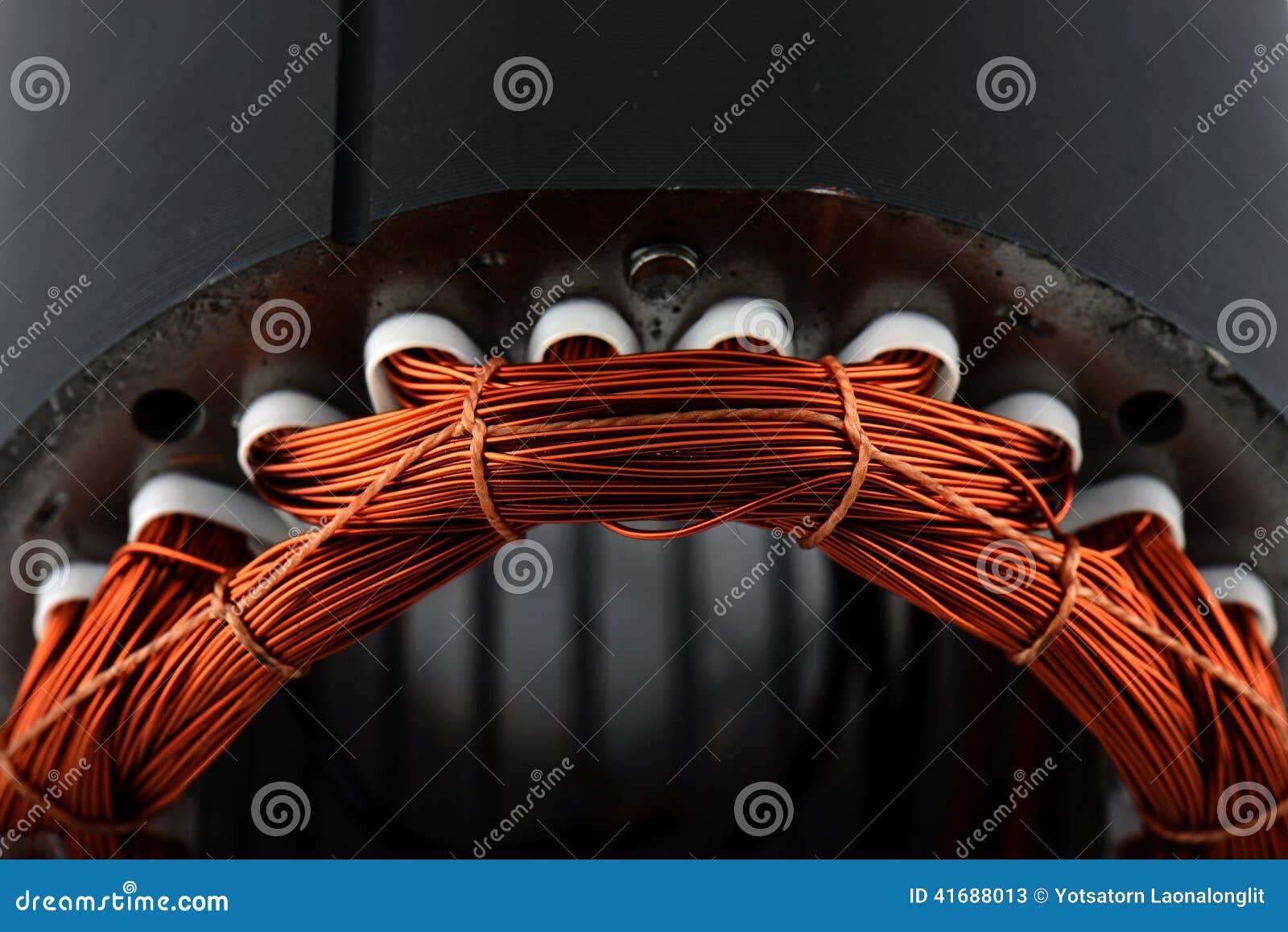 Electric motor rotor stock image. Image of electronics - 41688013