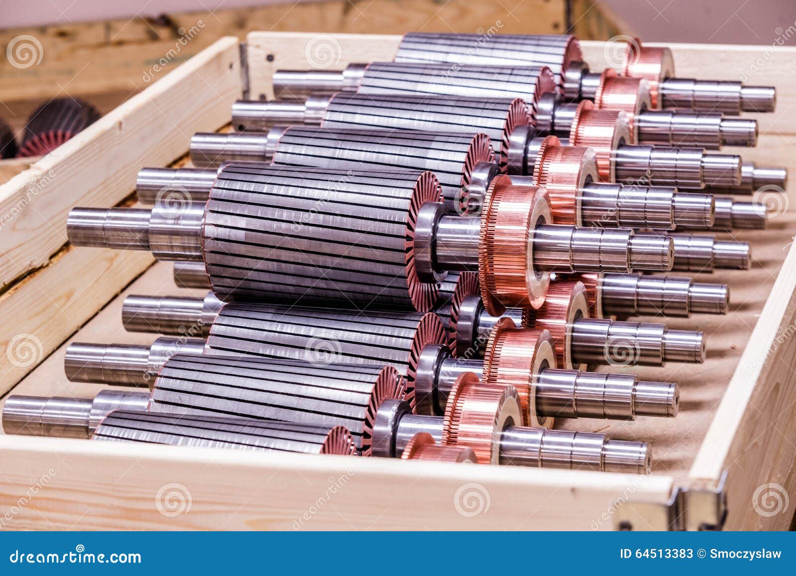 The Electric Motor Rotor of Stock Stock Image - Image of energy ...