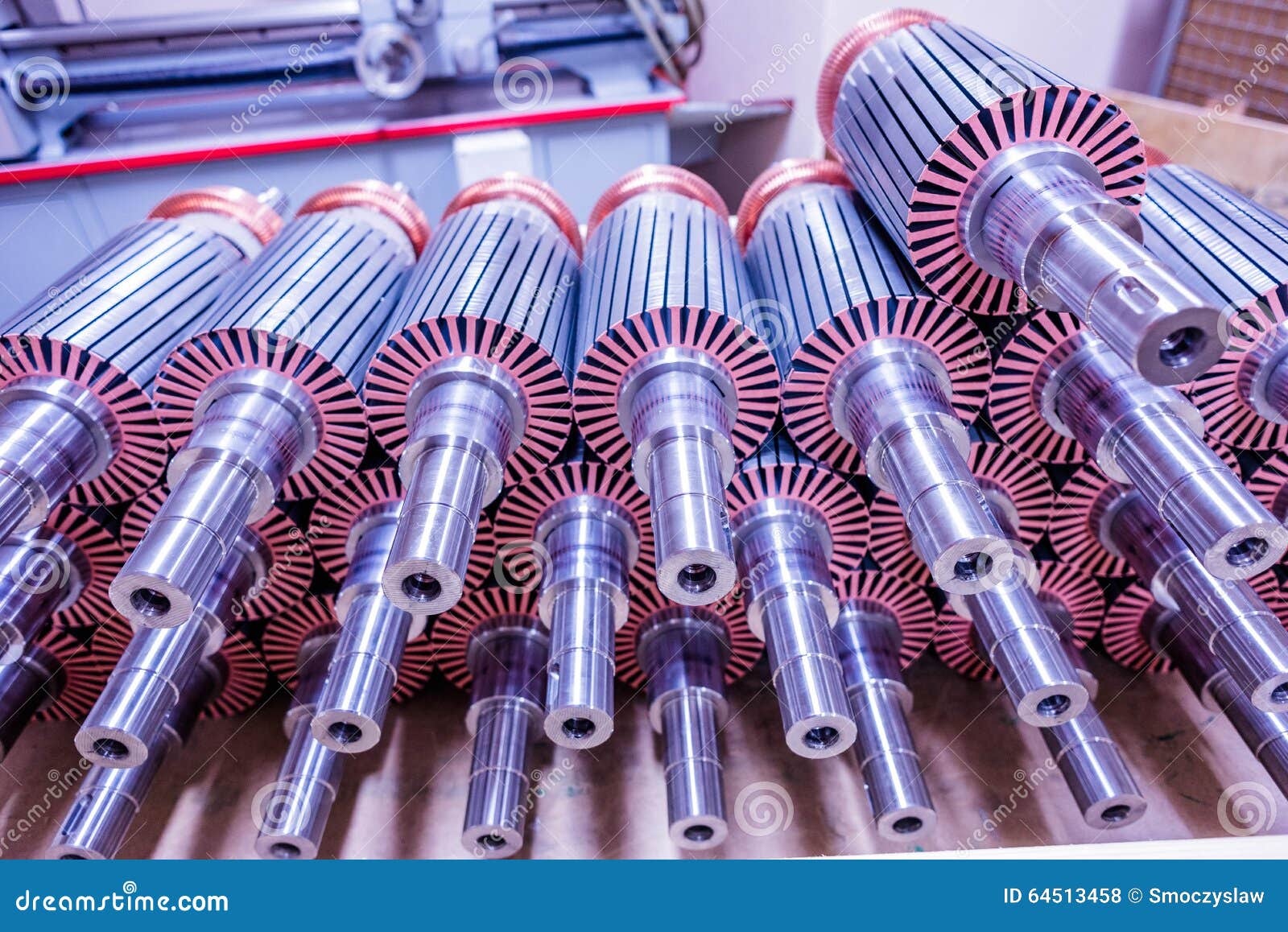 The Electric Motor Rotor of Stock Stock Photo - Image of armature, iron ...