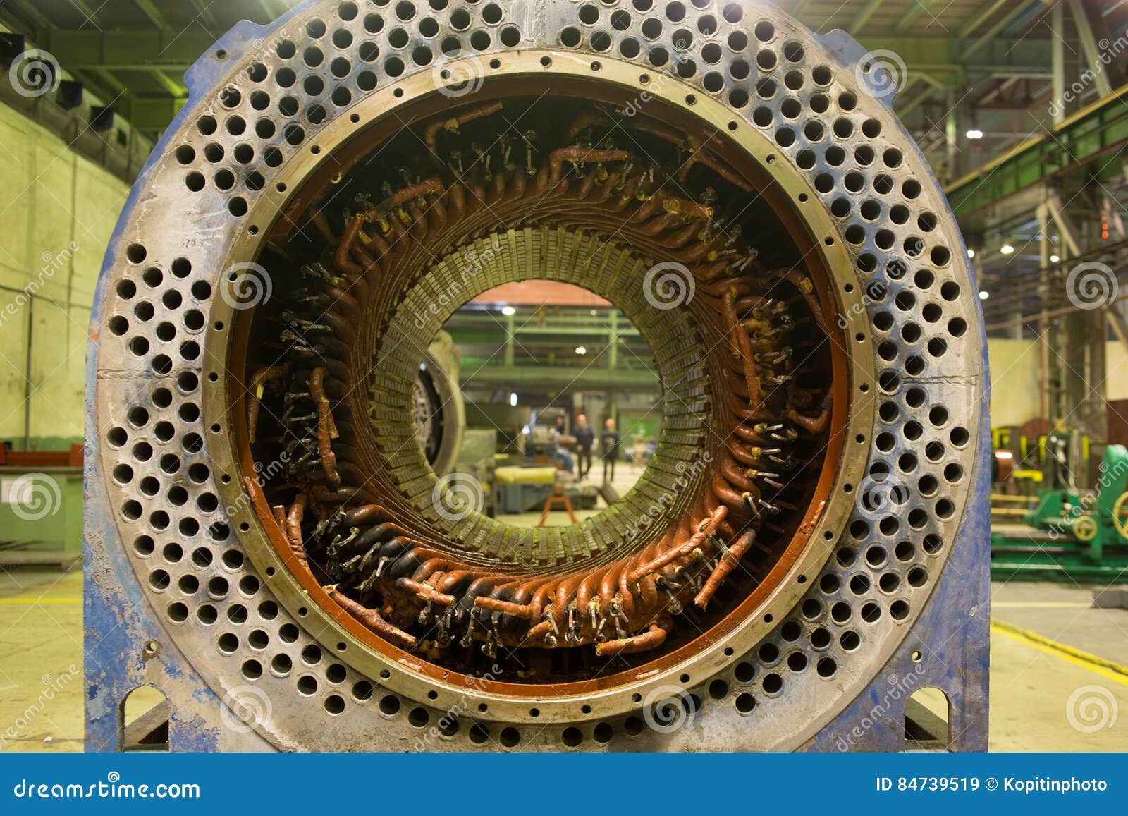 Electric Motor Rotor of Stock. Stock Image - Image of isolated ...