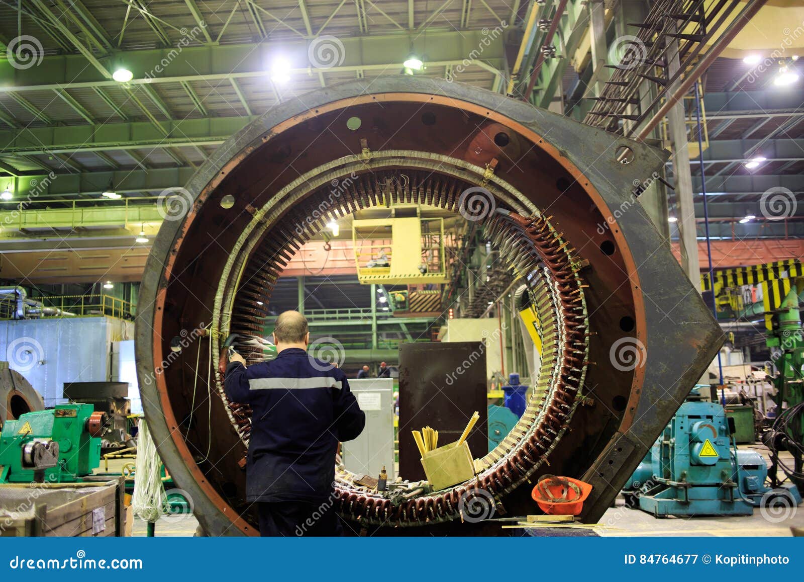 Electric Motor Rotor of Stock. Editorial Photography - Image of cooler ...