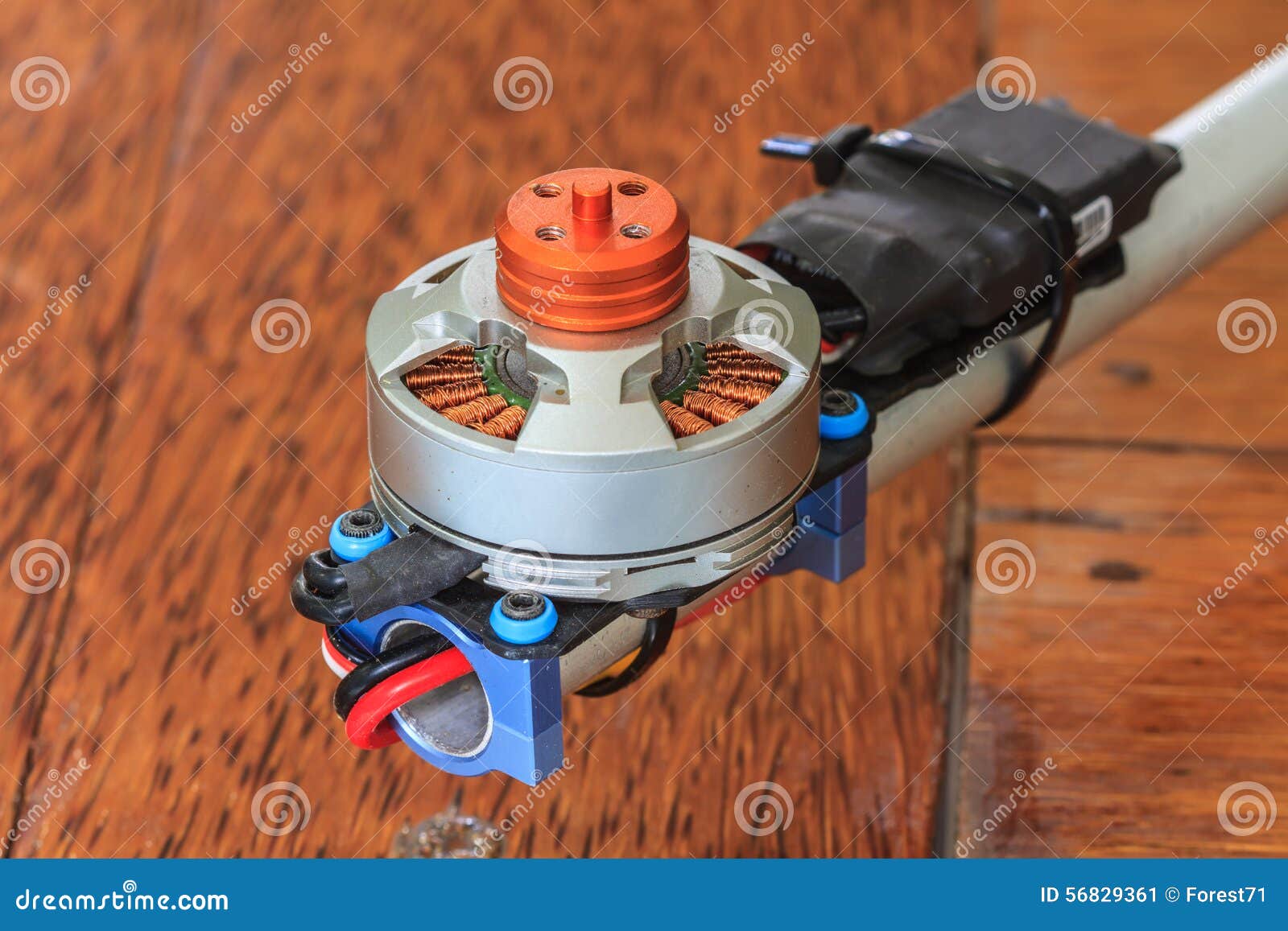 Electric Motor of a Small Size Stock Image - Image of rotor ...