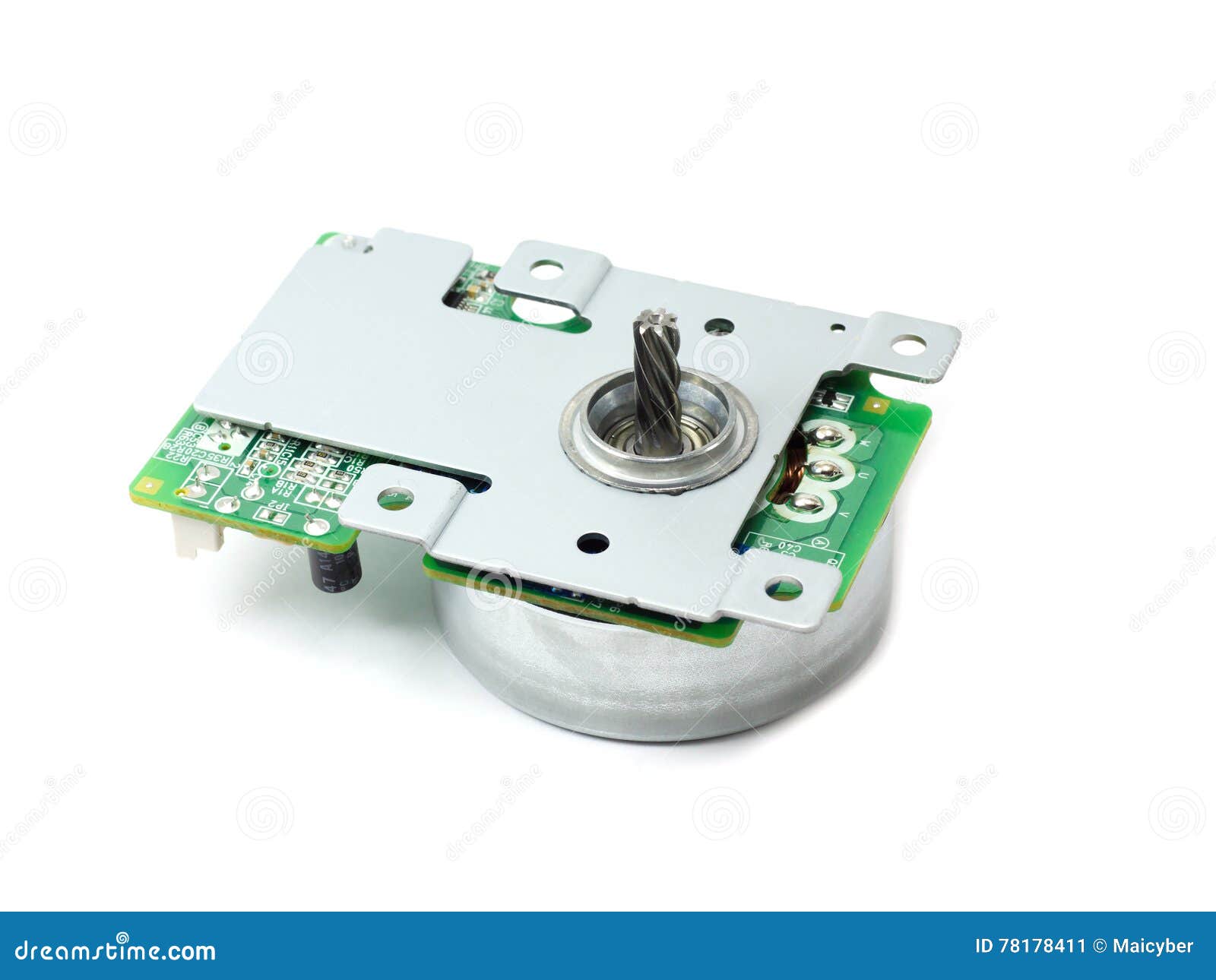 Electric Motor - Speed Control Motor with Printed Circuit Board Stock ...