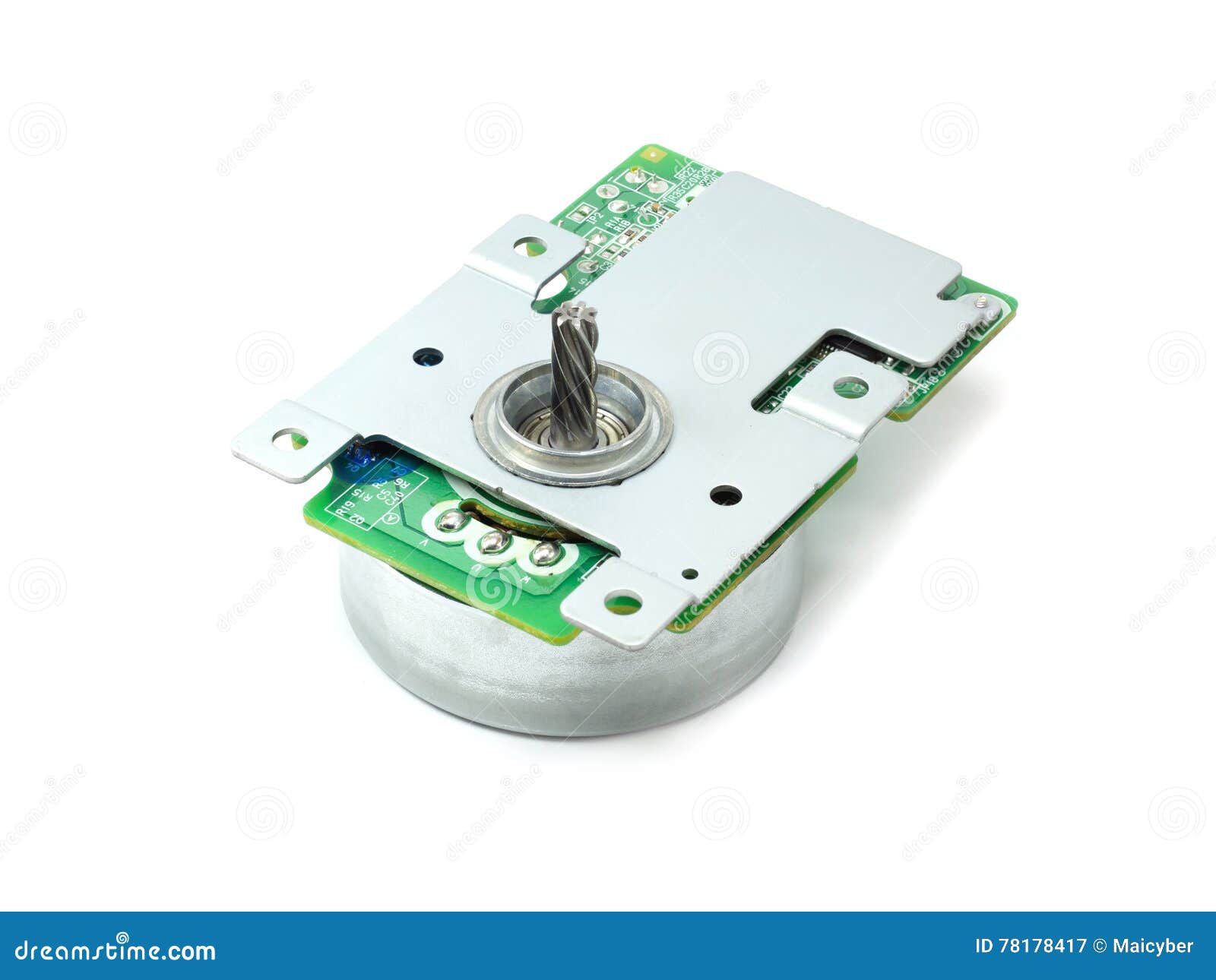 Electric Motor - Speed Control Motor with Printed Circuit Board Stock ...