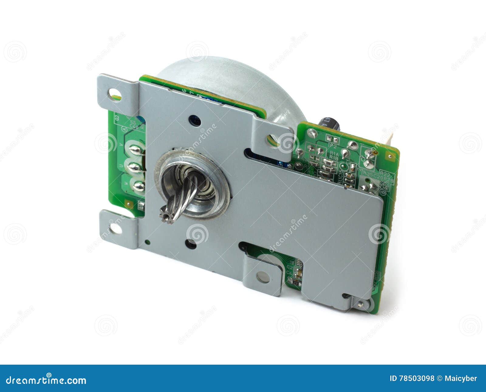 Electric Motor - Speed Control Motor with Printed Circuit Board Stock ...