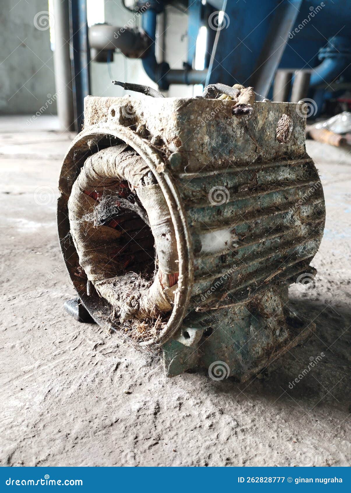 Electric motor stator stock image. Image of electric - 262828777