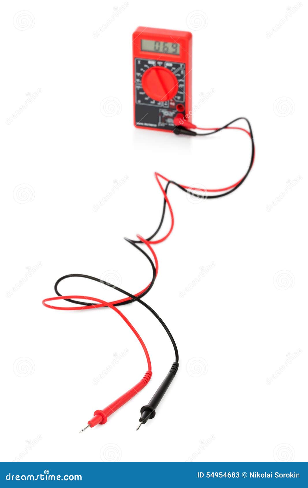 Electric multimeter stock image. Image of impedance, ammeter - 54954683