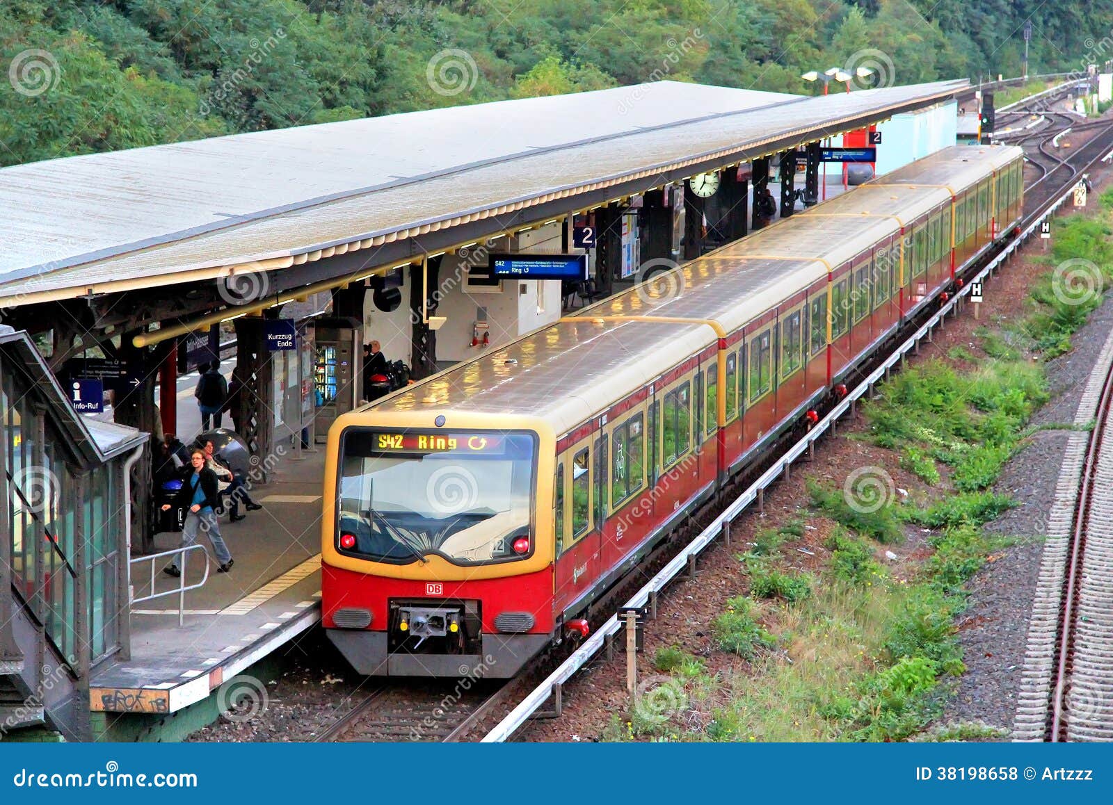 Electric Multiple Unit of Berlin S-Bahn Editorial Stock Photo - Image ...