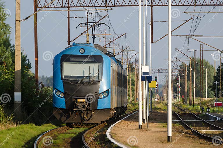 ELECTRIC MULTIPLE UNIT stock image. Image of corporation - 158238379