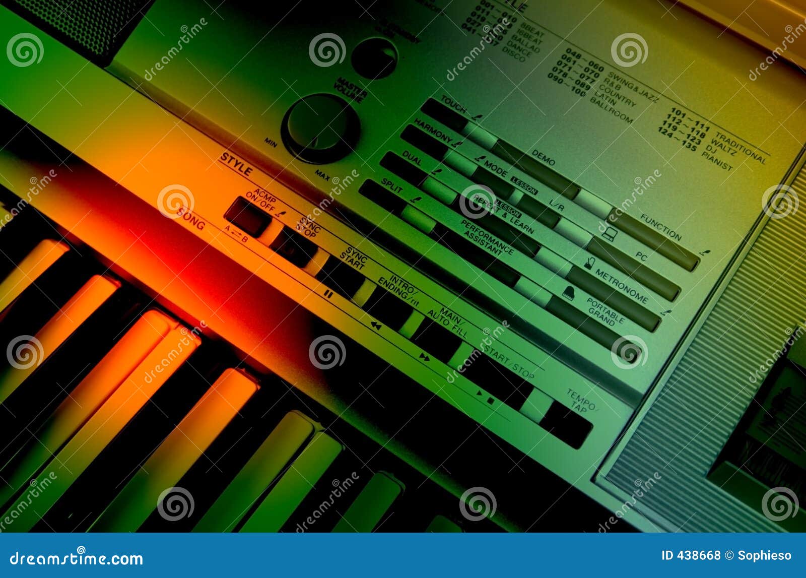 Electric Music stock photo. Image of technology, musical - 438668