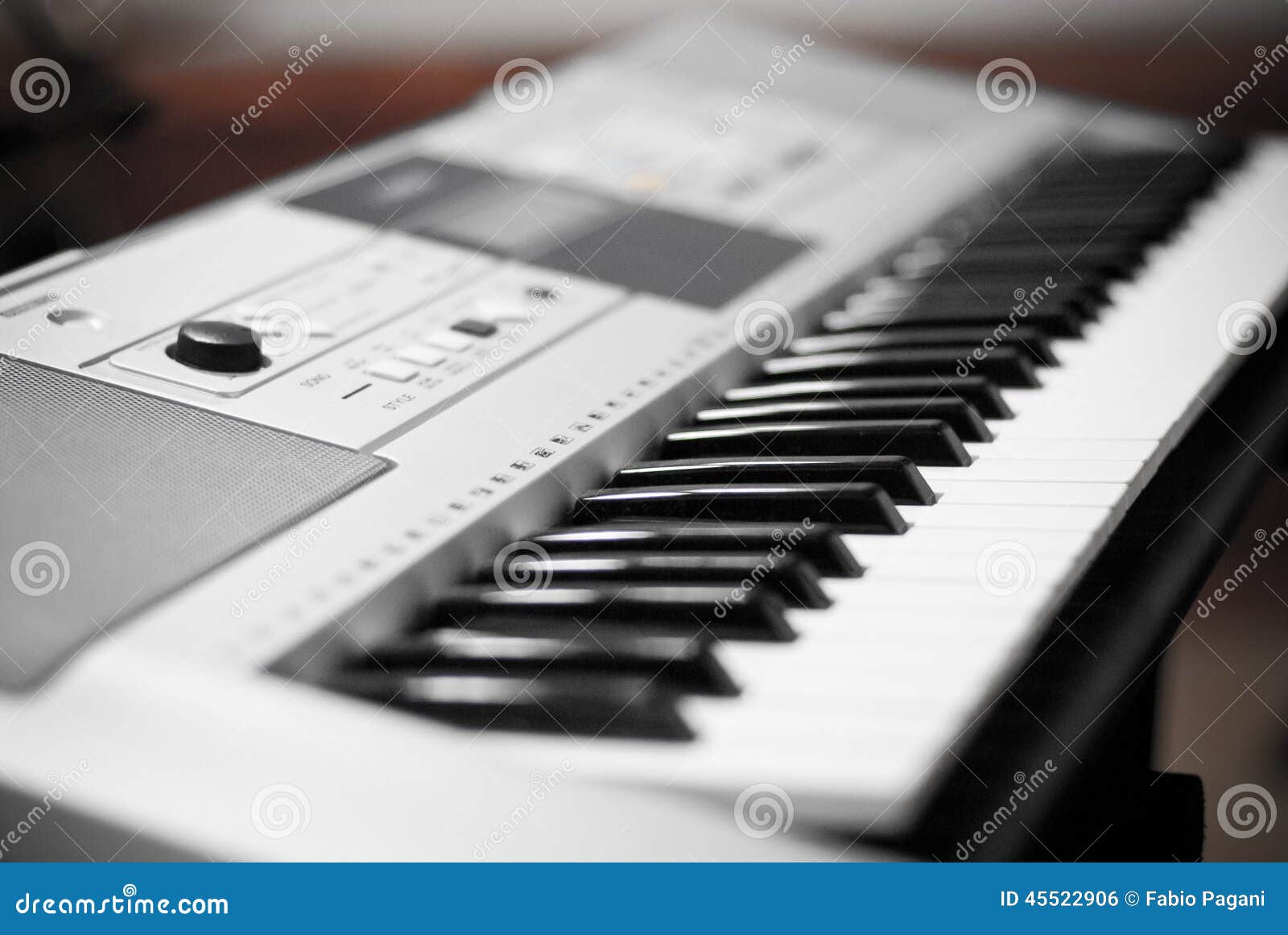 Electric music keybord stock photo. Image of sound, keyboard - 45522906