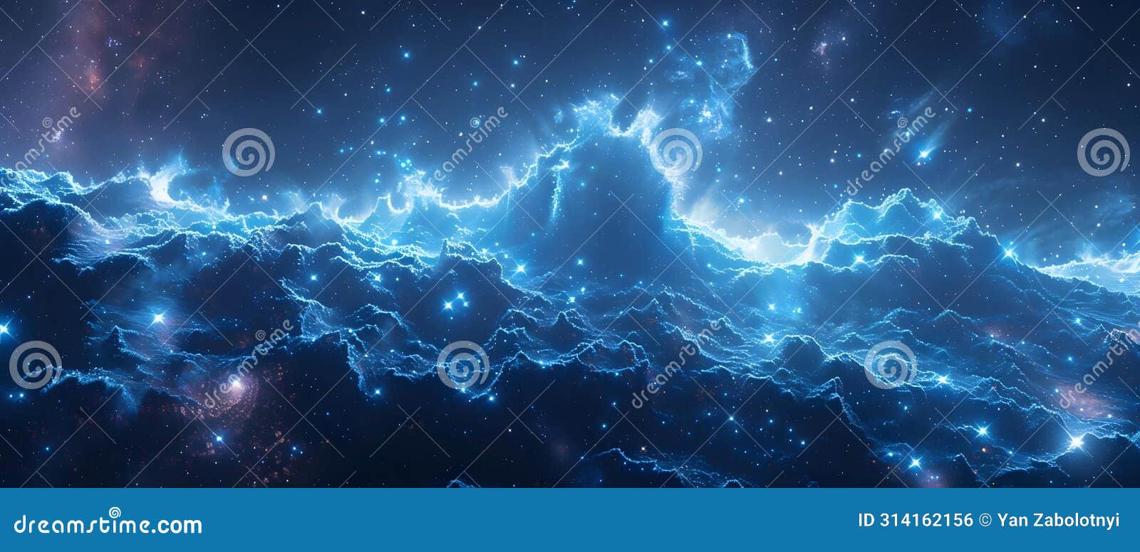 Electric Nebula: Rhythms of the Cosmos. Concept Space Exploration ...