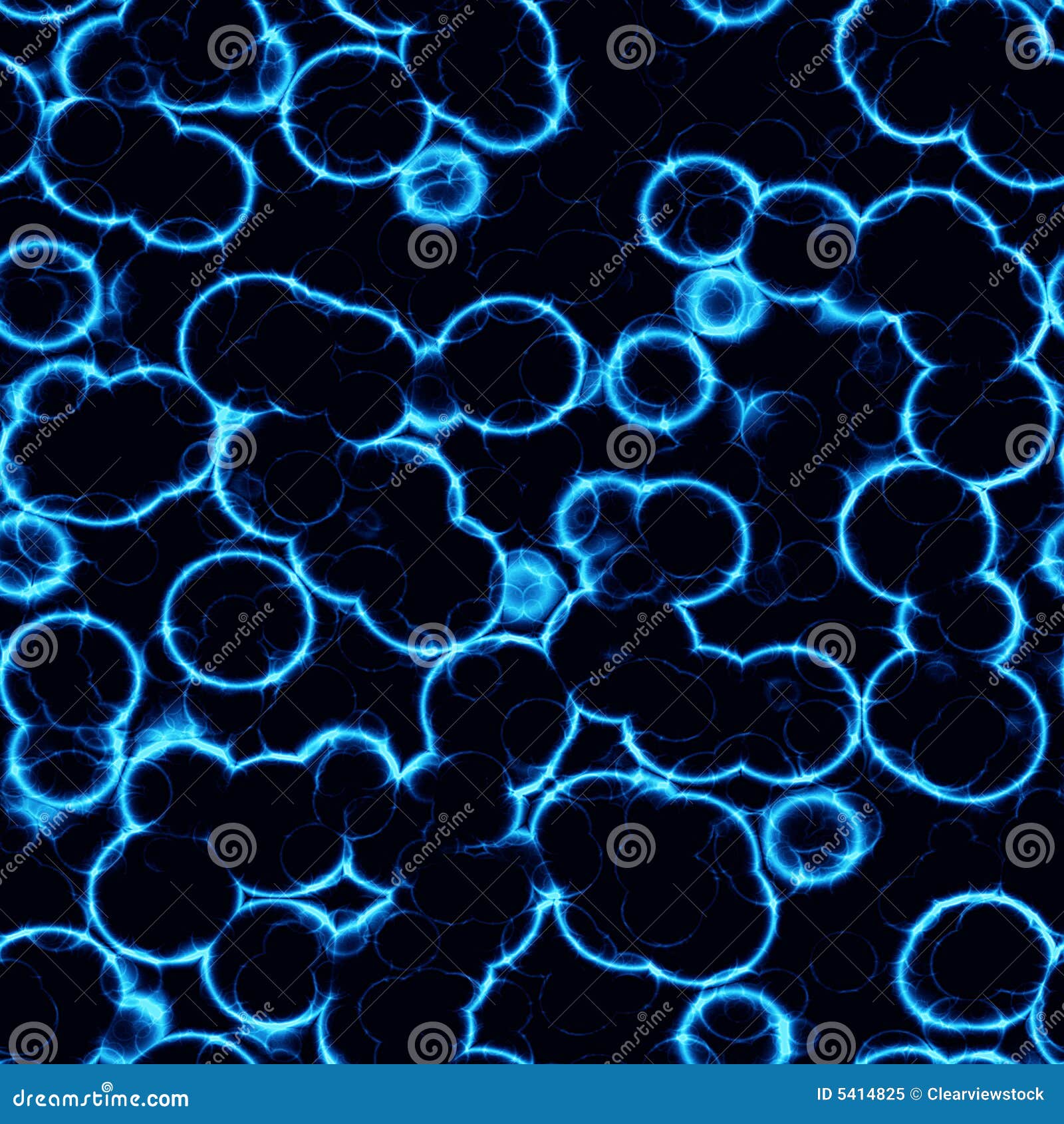 Electric neon cells stock vector. Illustration of germs - 5414825