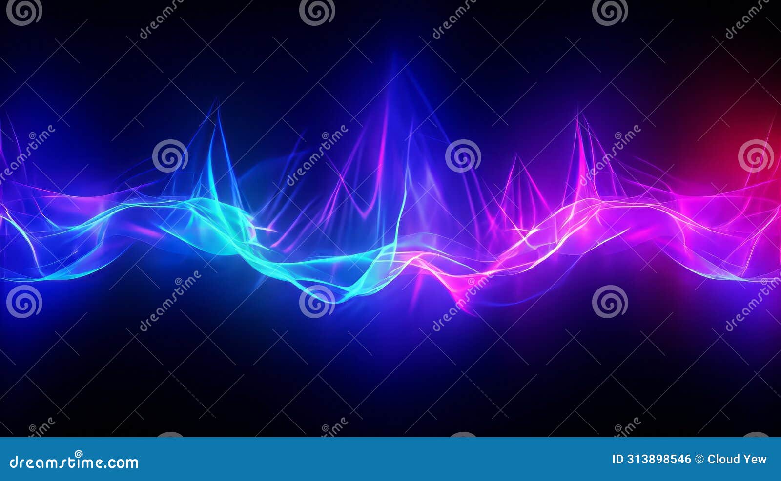 Electric Neon Gradient Background Stock Illustration - Illustration of ...