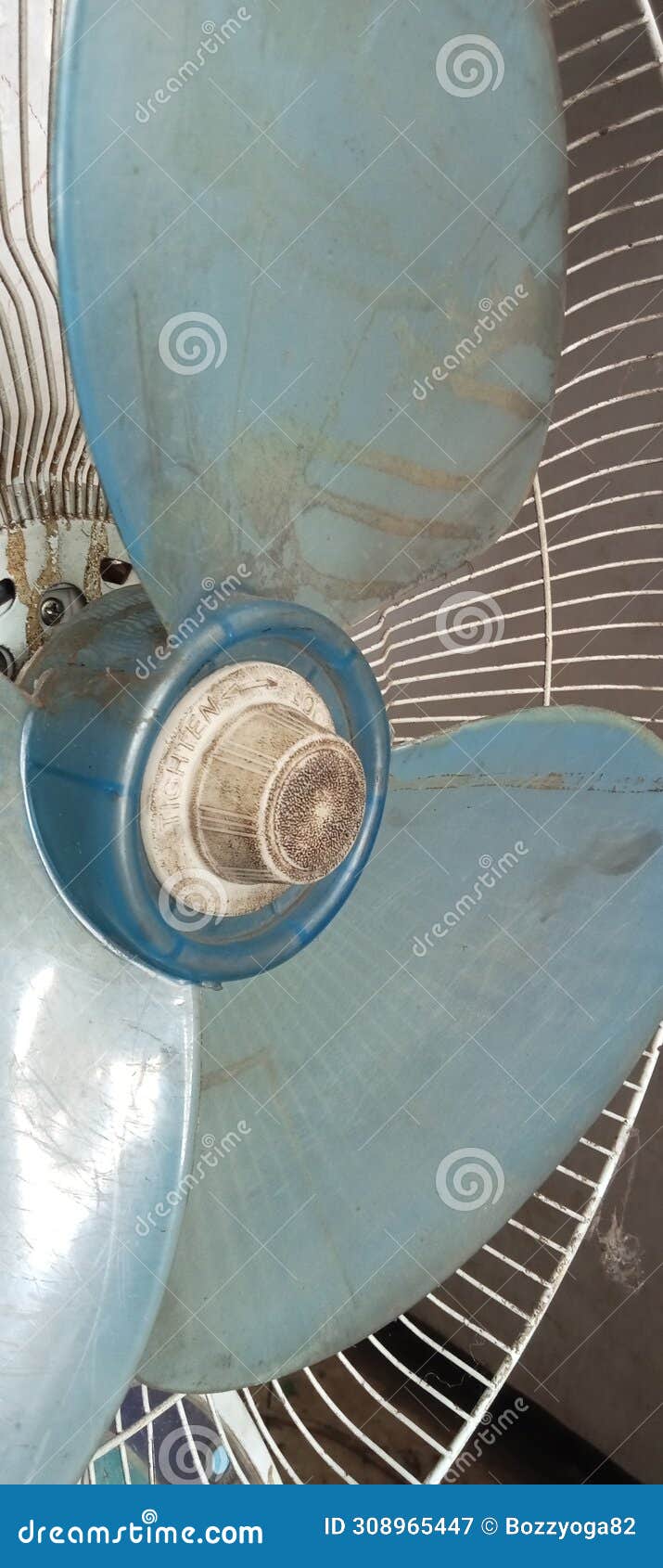 Electric old broken fan stock image. Image of damaged - 308965447